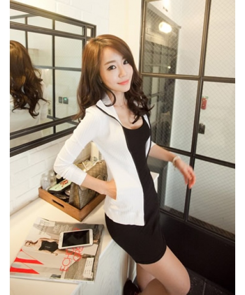 Women Black All Matching Slim Straps Bottoming Over Hip Dress H6050b on ...