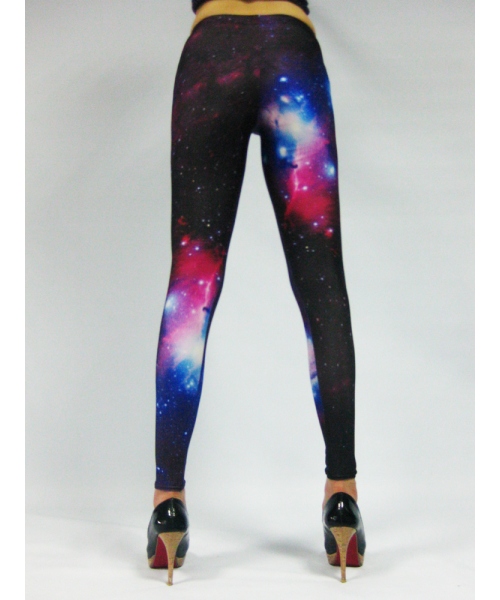 Black And Purple Fashion Could Dip Dye Elastic Galaxy Legging Lsjr7027 ...
